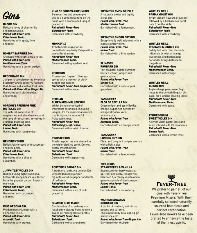 Menus - Fleece Farsley