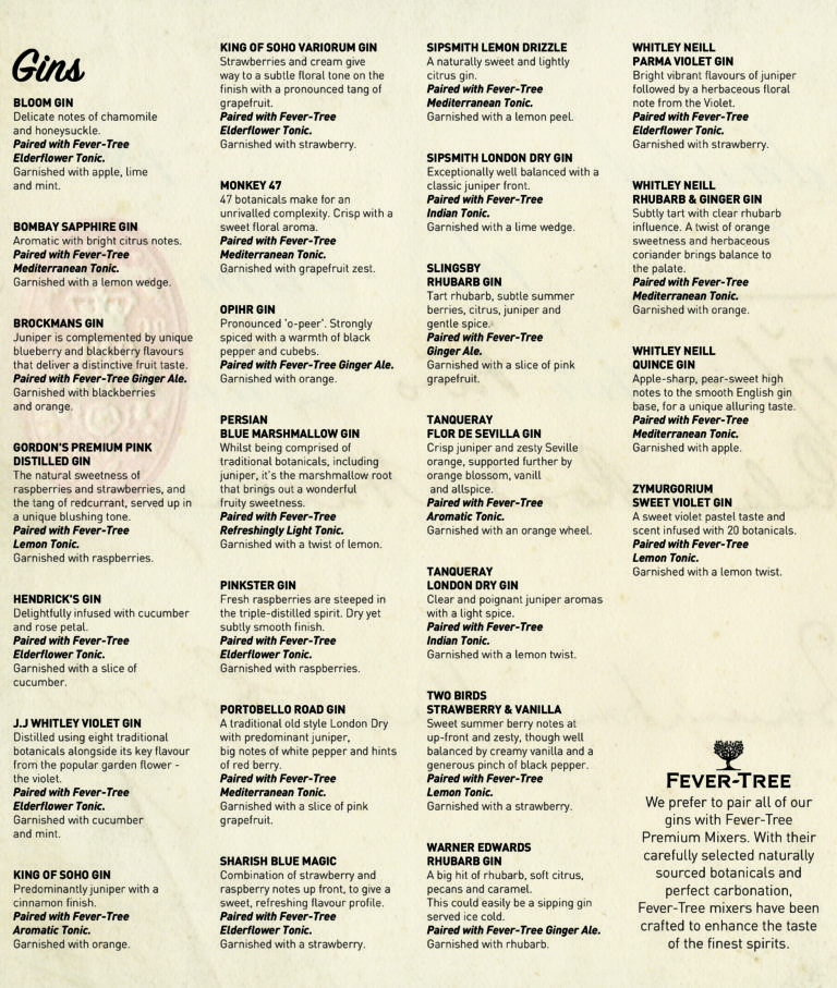 Menus - Fleece Farsley