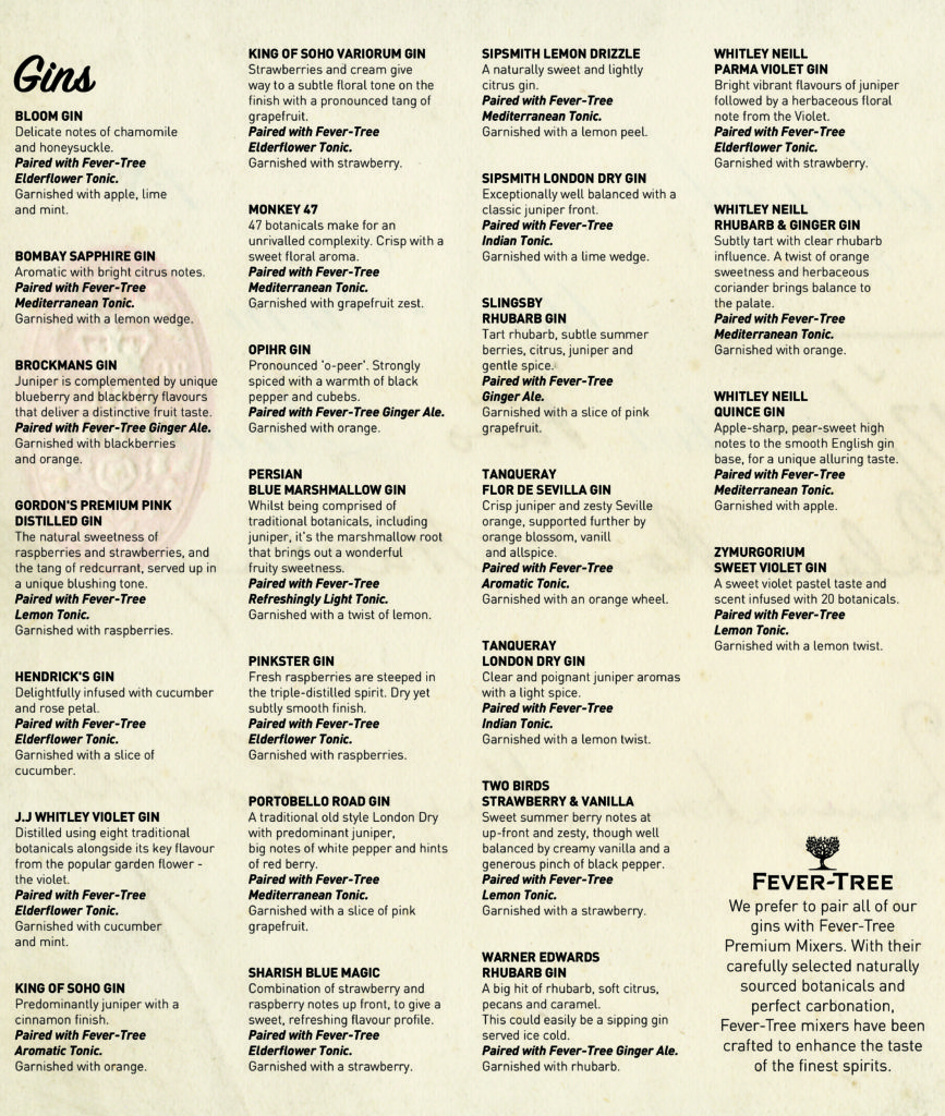 Menus - Fleece Farsley